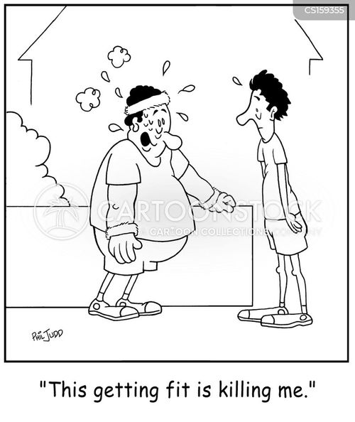 Getting Fit Cartoons and Comics - funny pictures from CartoonStock