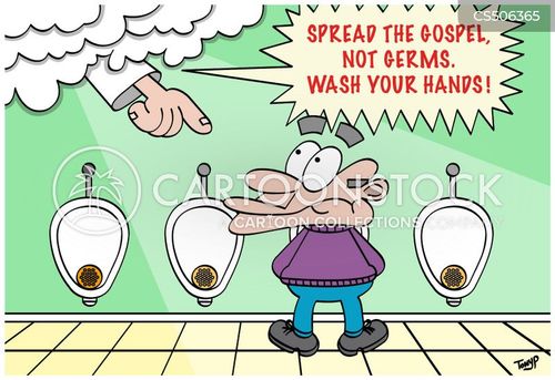 Hand Hygiene Cartoons and Comics - funny pictures from CartoonStock