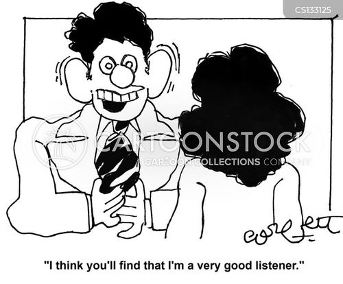Good Listening Cartoons and Comics - funny pictures from CartoonStock