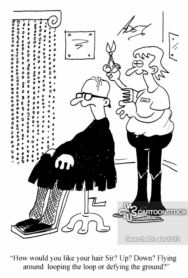 Comb Over Cartoons and Comics - funny pictures from CartoonStock