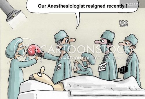 Anesthesia Doctor Cartoon