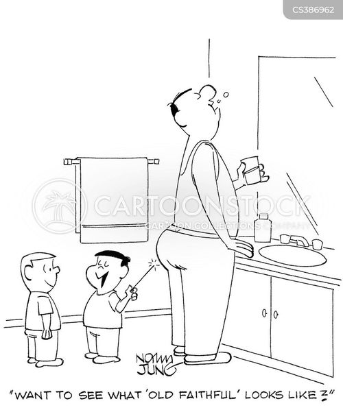 Old Faithful Cartoons and Comics - funny pictures from CartoonStock