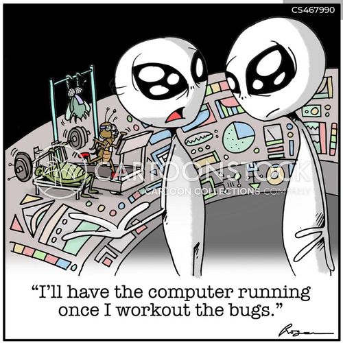 Computer Bug Cartoons and Comics - funny pictures from CartoonStock
