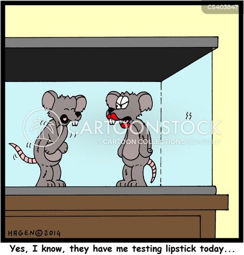 Cosmetics Testing Cartoons and Comics - funny pictures from CartoonStock