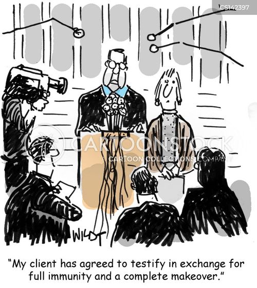 Testifying Cartoons and Comics - funny pictures from CartoonStock