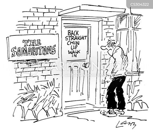 The Samaritans Cartoons and Comics - funny pictures from CartoonStock
