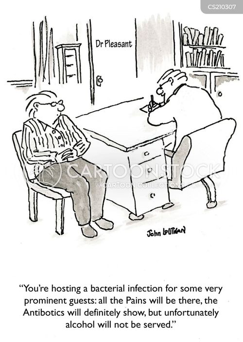 Bacterial Infection Cartoons and Comics - funny pictures from CartoonStock