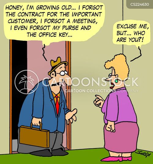 Forgetfulness Cartoons and Comics - funny pictures from CartoonStock