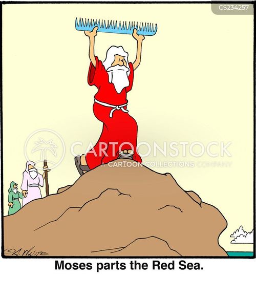 Moses And The Red Sea Cartoons and Comics - funny pictures from ...