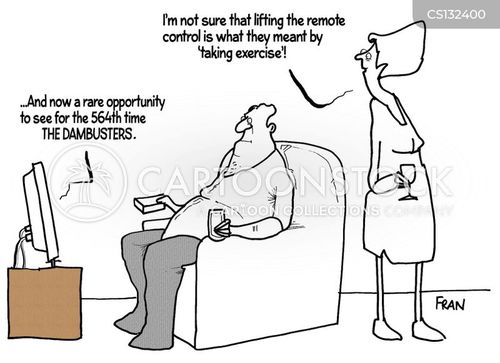 Sedentary Lifestyle Cartoons and Comics - funny pictures from CartoonStock