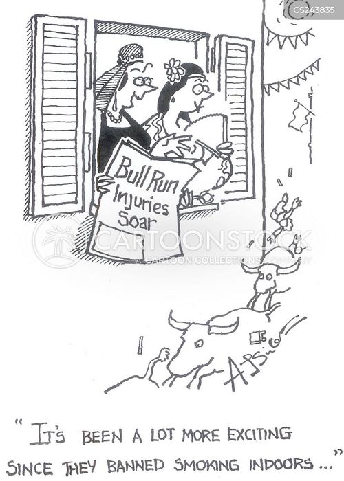 Bull Run Cartoons and Comics - funny pictures from CartoonStock