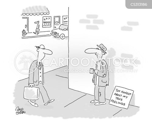True Feelings Cartoons and Comics - funny pictures from CartoonStock