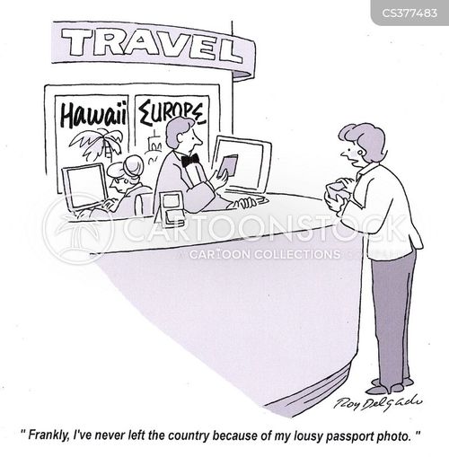 Passport Photo Cartoons and Comics - funny pictures from CartoonStock