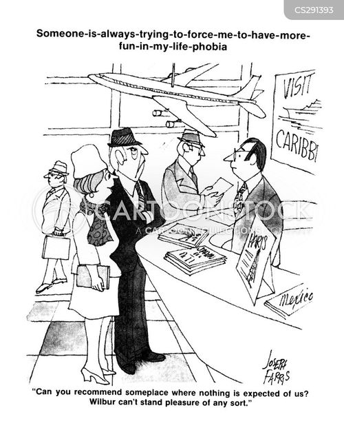 Anxious Traveler Cartoons and Comics - funny pictures from CartoonStock