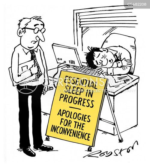 Power Napping Cartoons and Comics - funny pictures from CartoonStock