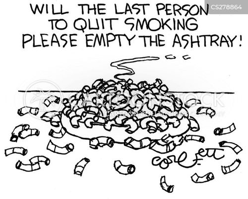Cigarette Butts Cartoons and Comics - funny pictures from CartoonStock