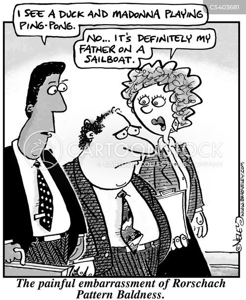 Rorschach Test Cartoons and Comics - funny pictures from CartoonStock