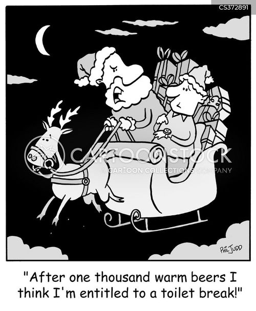 Santa's Sack Cartoons and Comics - funny pictures from CartoonStock