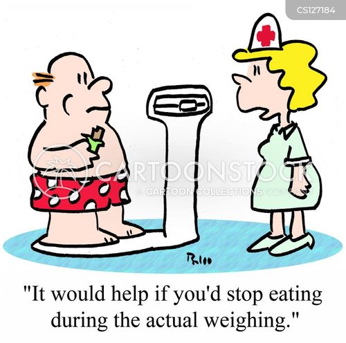 Weighing Machine Cartoons and Comics - funny pictures from CartoonStock