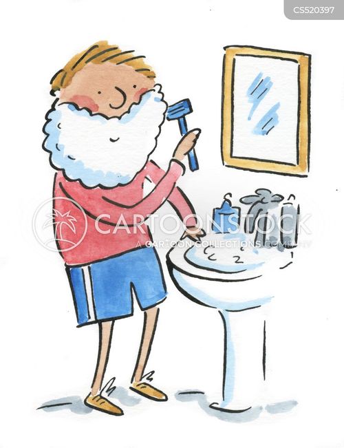 Shaving Foam Cartoons and Comics - funny pictures from CartoonStock