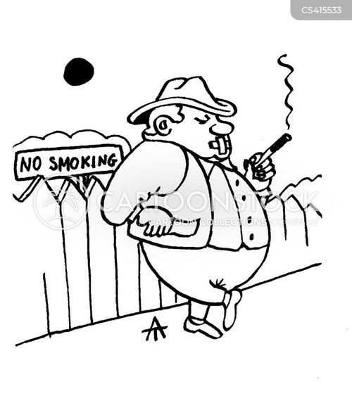 Smoking Restrictions Cartoons and Comics - funny pictures from CartoonStock