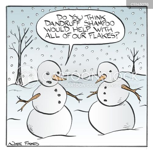 Dandruff Cartoons and Comics - funny pictures from CartoonStock