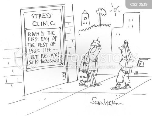 Stress Clinic Cartoons and Comics - funny pictures from CartoonStock