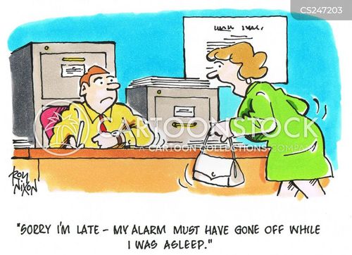 Oversleeping Cartoons and Comics - funny pictures from CartoonStock