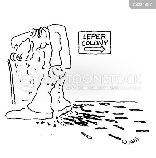 Leper Colonies Cartoons and Comics - funny pictures from CartoonStock
