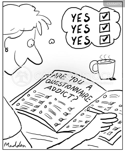 Questionaires Cartoons and Comics - funny pictures from CartoonStock