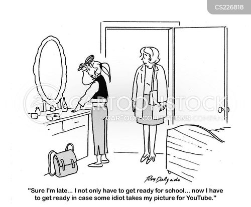 Getting Ready Cartoons and Comics - funny pictures from CartoonStock