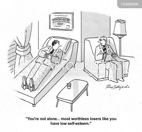 Low Self Esteem Cartoons And Comics Funny Pictures From Cartoonstock
