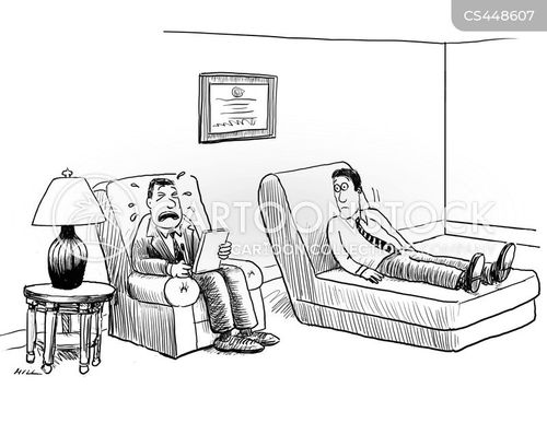 Psychologist At Work Cartoon