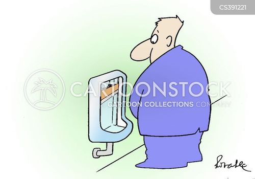 Urinal Cartoons and Comics - funny pictures from CartoonStock