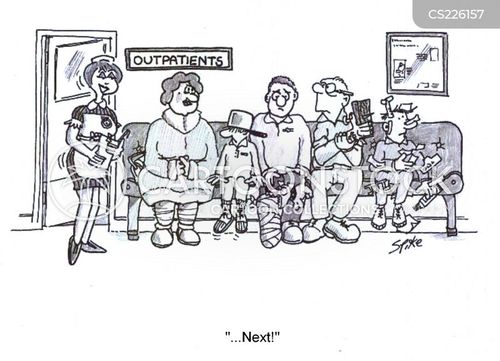 Outpatients Cartoons and Comics - funny pictures from CartoonStock
