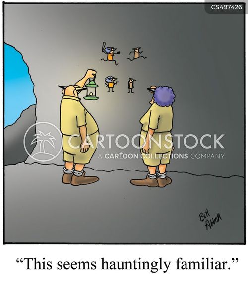 Haunted Paintings Cartoons and Comics - funny pictures from CartoonStock