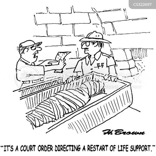 Court Order Cartoons and Comics - funny pictures from CartoonStock