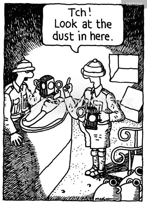 Dusting Cartoons and Comics - funny pictures from CartoonStock