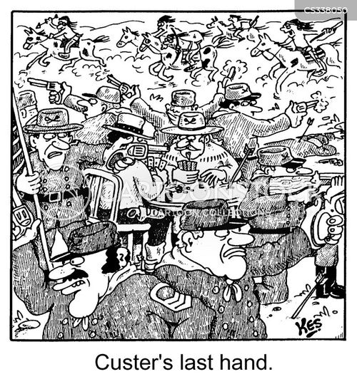 Custer's Last Stand Cartoons and Comics - funny pictures from CartoonStock