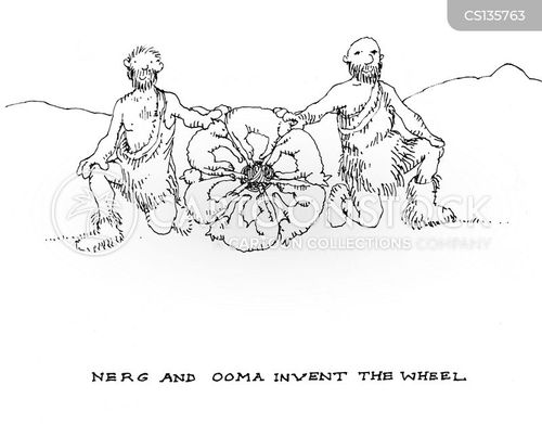 Invent The Wheel Cartoons and Comics - funny pictures from CartoonStock