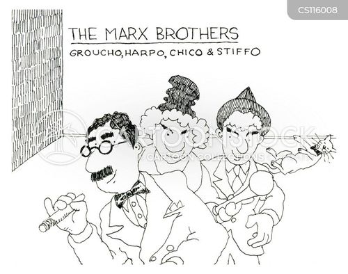 Marx Brothers Cartoons and Comics - funny pictures from CartoonStock