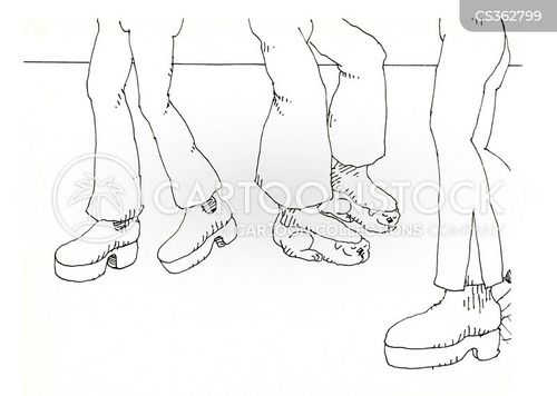 Platform Shoes Cartoons and Comics - funny pictures from CartoonStock