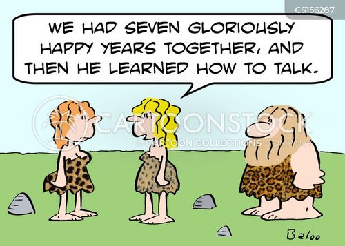 Origin Of Language Cartoons and Comics - funny pictures from CartoonStock