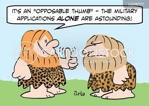 Opposable Thumb Cartoons and Comics - funny pictures from CartoonStock
