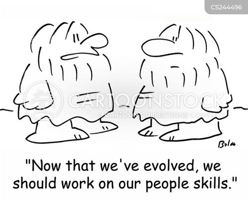 Evolved Cartoons and Comics - funny pictures from CartoonStock