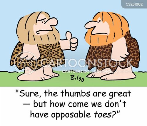 Opposable Thumb Cartoons and Comics - funny pictures from CartoonStock