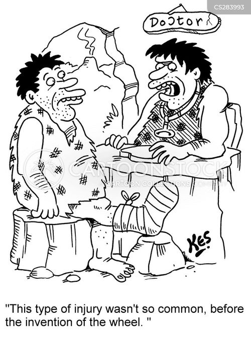 Leg Injury Cartoons and Comics - funny pictures from CartoonStock