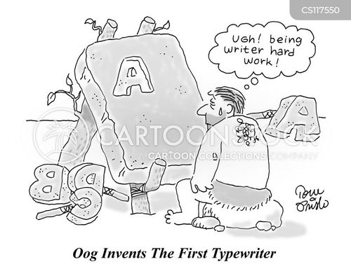 Typography History Cartoons and Comics - funny pictures from CartoonStock