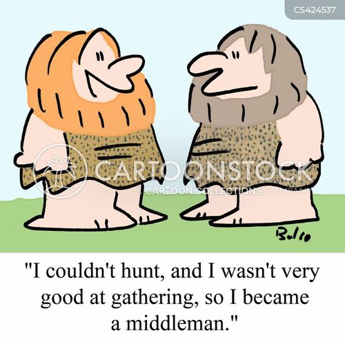 Middlemen Cartoons and Comics - funny pictures from CartoonStock