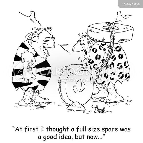 Spare Tire Cartoons and Comics - funny pictures from CartoonStock